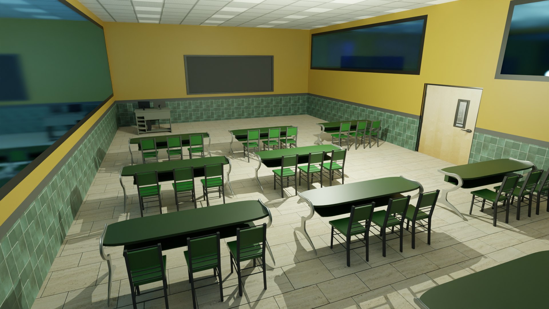 3D Model University Interior - TurboSquid 2140290