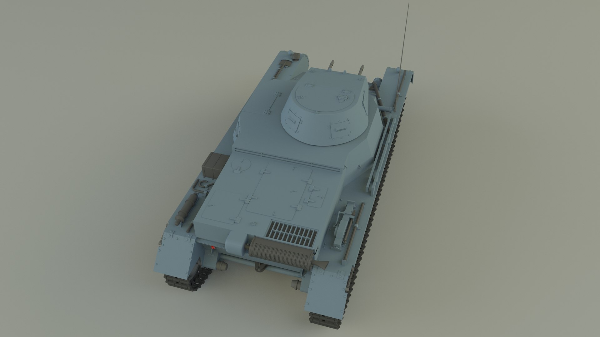 Pz Kpfw I Ausf B Military Tank Model - TurboSquid 2374502