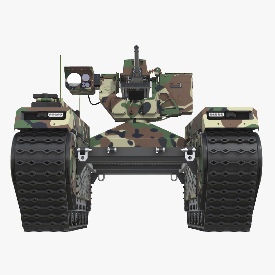 THeMIS Combat With DeFNder Medium RCWS 3D Model - TurboSquid 1840589