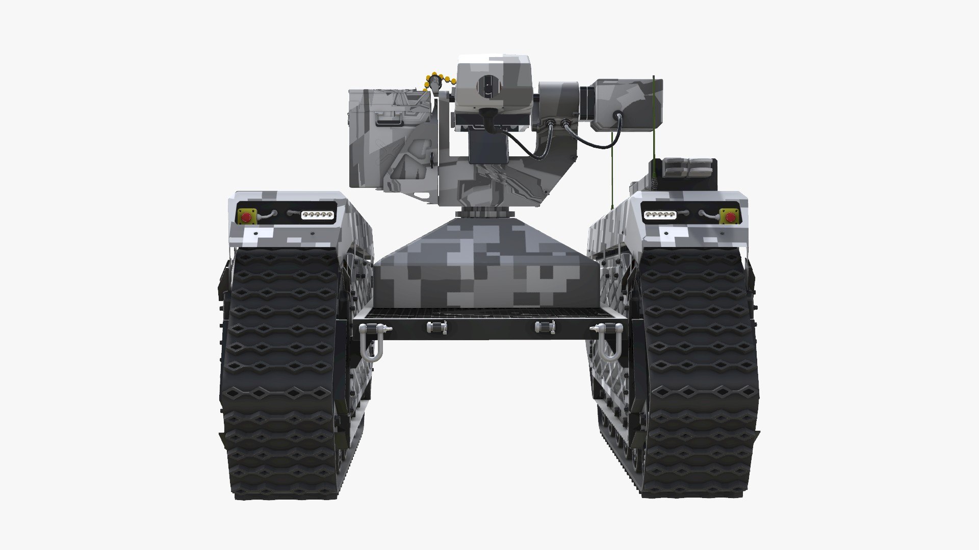 THeMIS Combat With DeFNder Medium RCWS 3D Model - TurboSquid 1840589