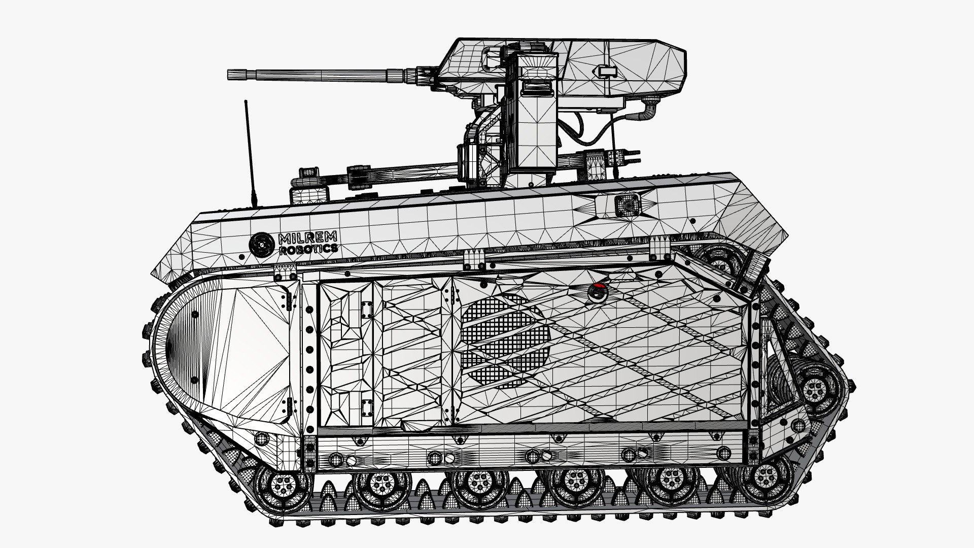THeMIS Combat With DeFNder Medium RCWS 3D Model - TurboSquid 1840589