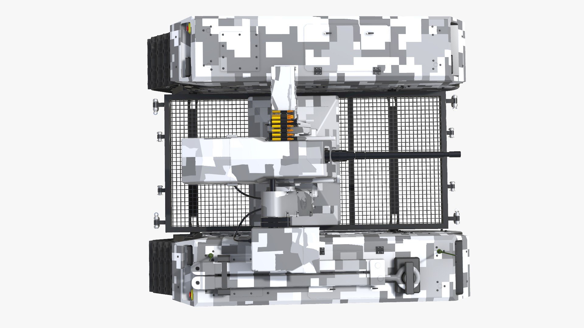 THeMIS Combat With DeFNder Medium RCWS 3D Model - TurboSquid 1840589