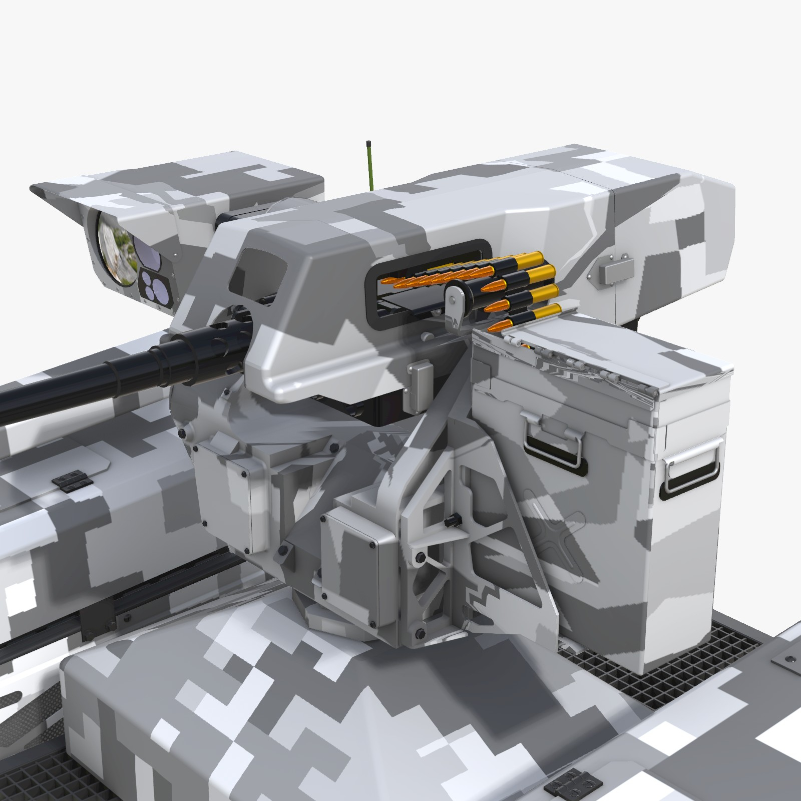 THeMIS Combat with deFNder Medium RCWS 3D model - TurboSquid 1840589