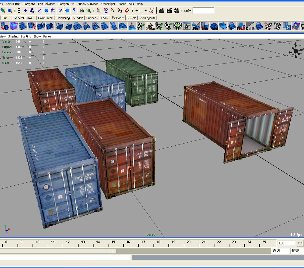 3ds Iso Shipping Container
