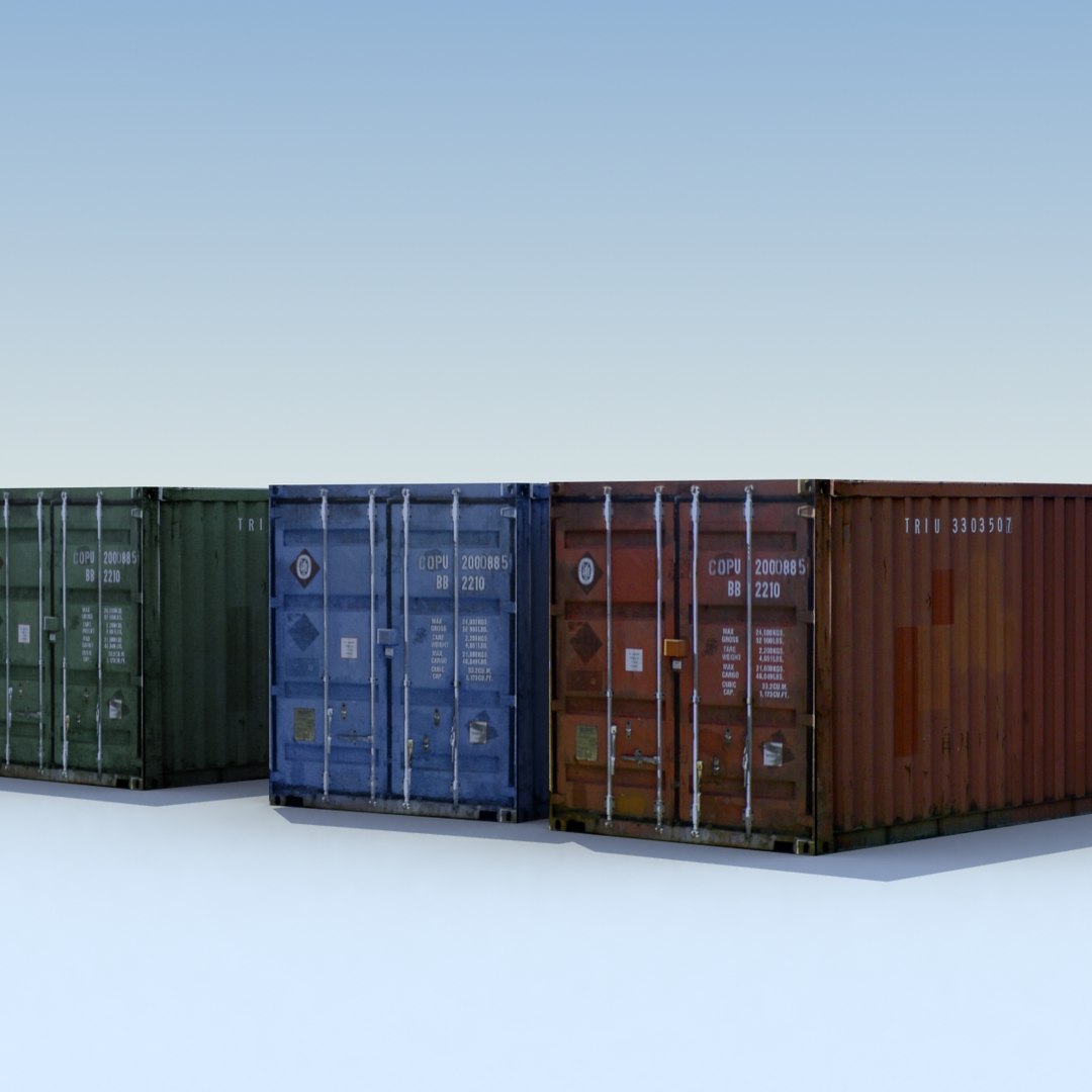 3ds Iso Shipping Container