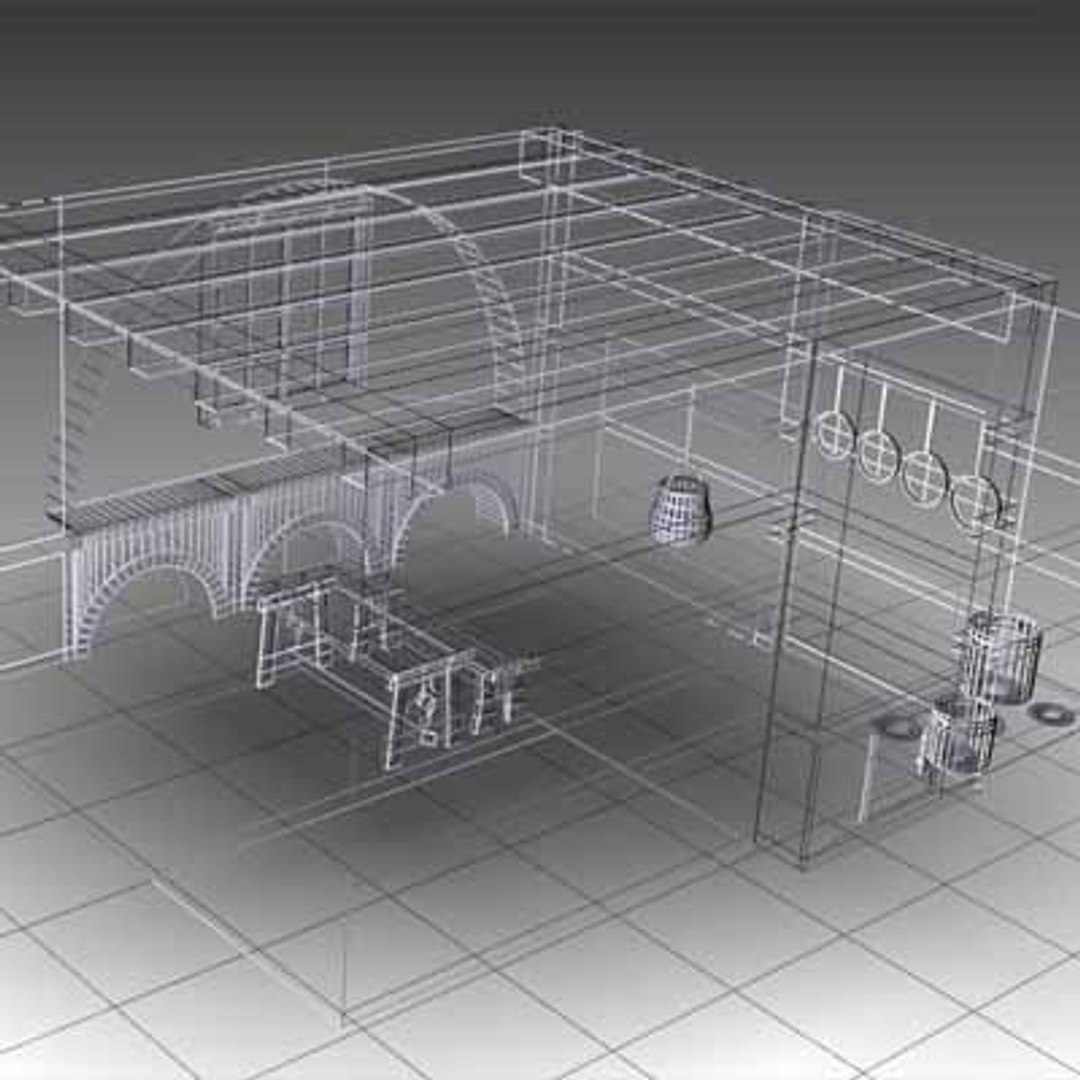 Medieval Kitchen 3d 3ds