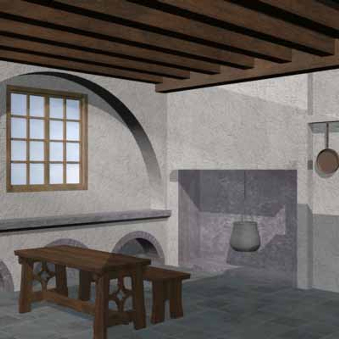 Medieval Kitchen 3d 3ds