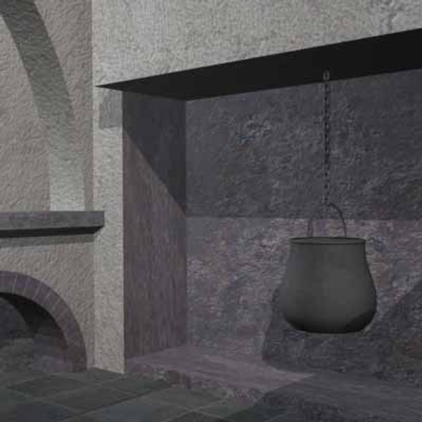 medieval kitchen 3d 3ds