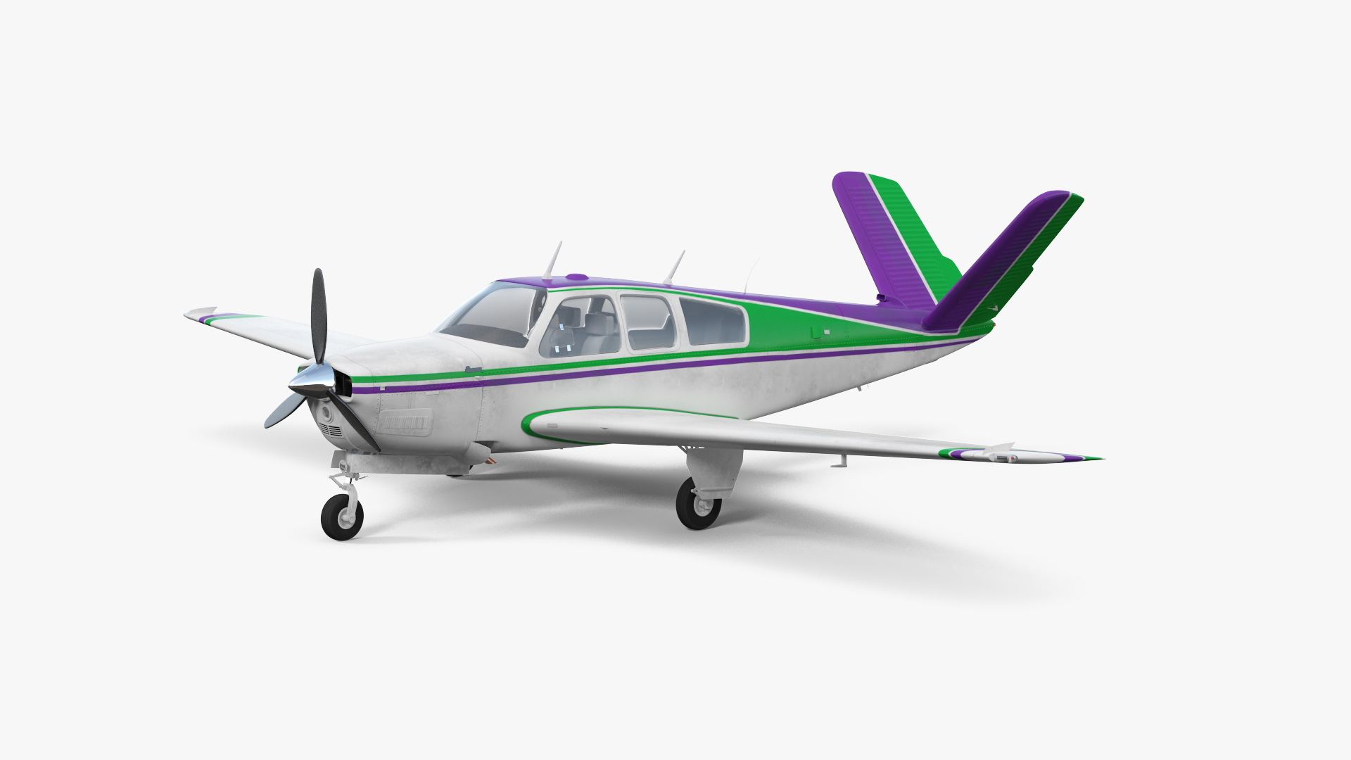 Single Engined Aircraft V 3D Model - TurboSquid 1555089