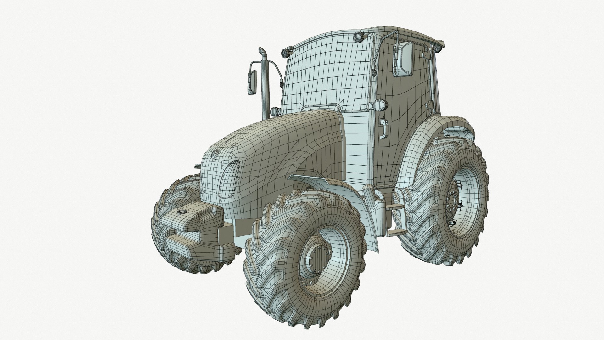 3D Agriculture Tractor - TurboSquid 2376720