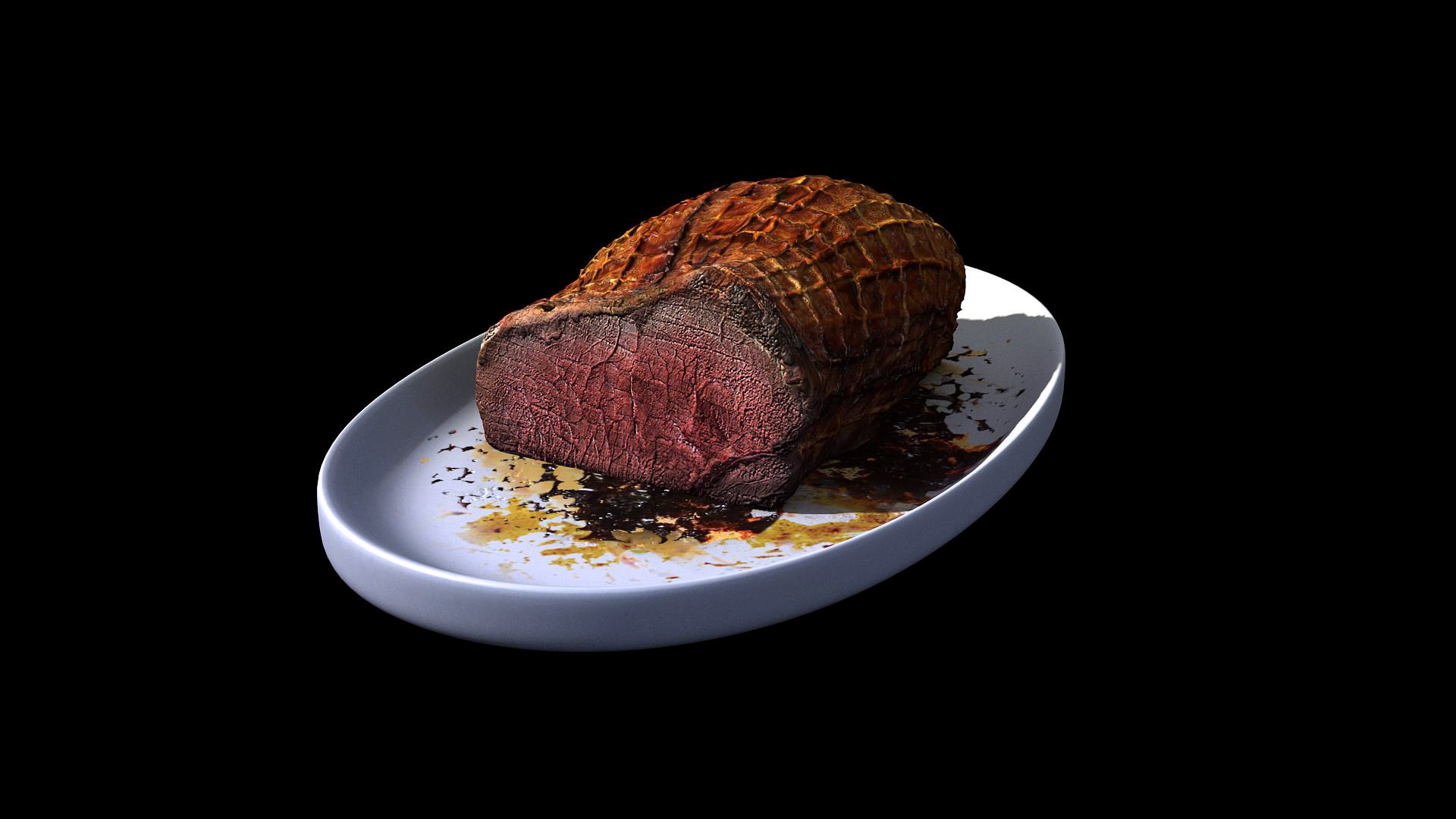 Roast Beef 3D Model - TurboSquid 2275956