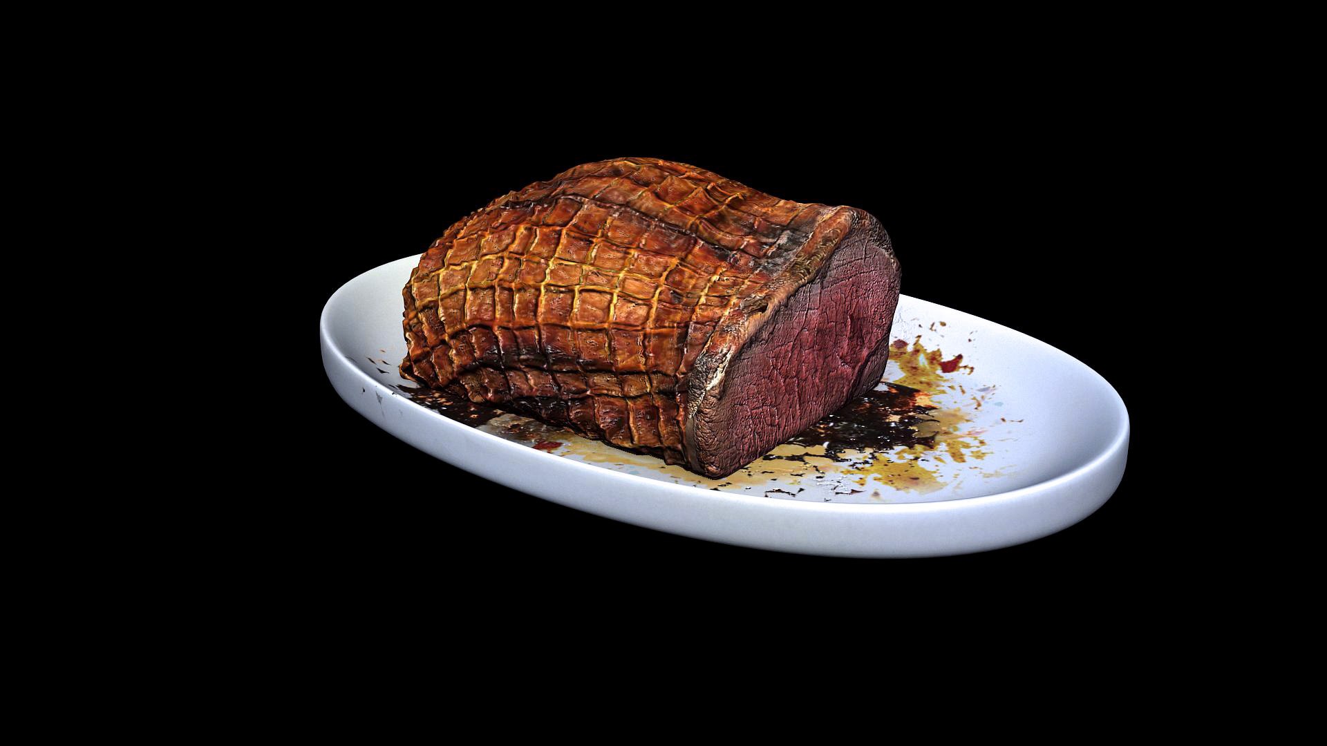 Roast Beef 3D Model - TurboSquid 2275956