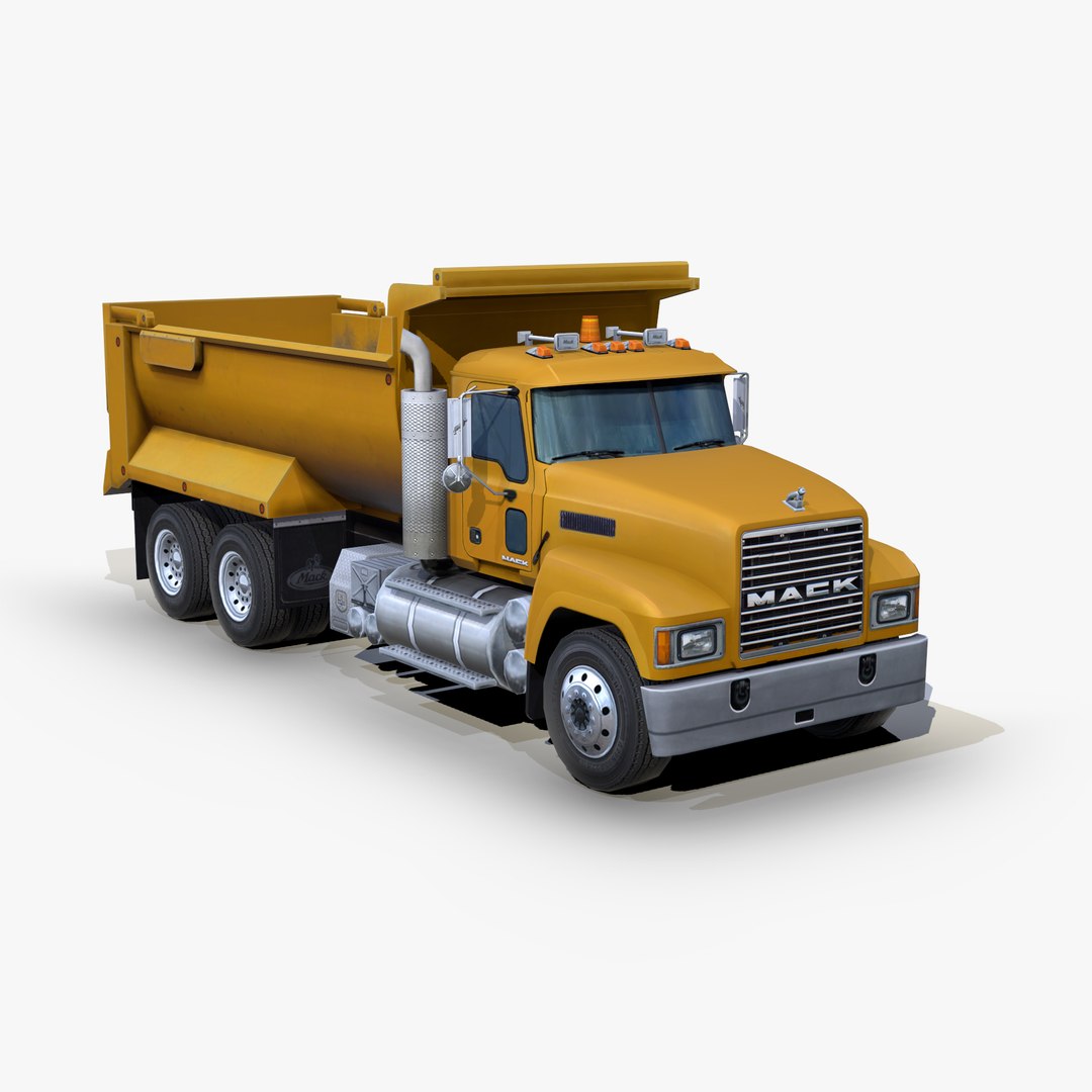Mack CH613 Dump Truck S08 2004 3D - TurboSquid 1920511