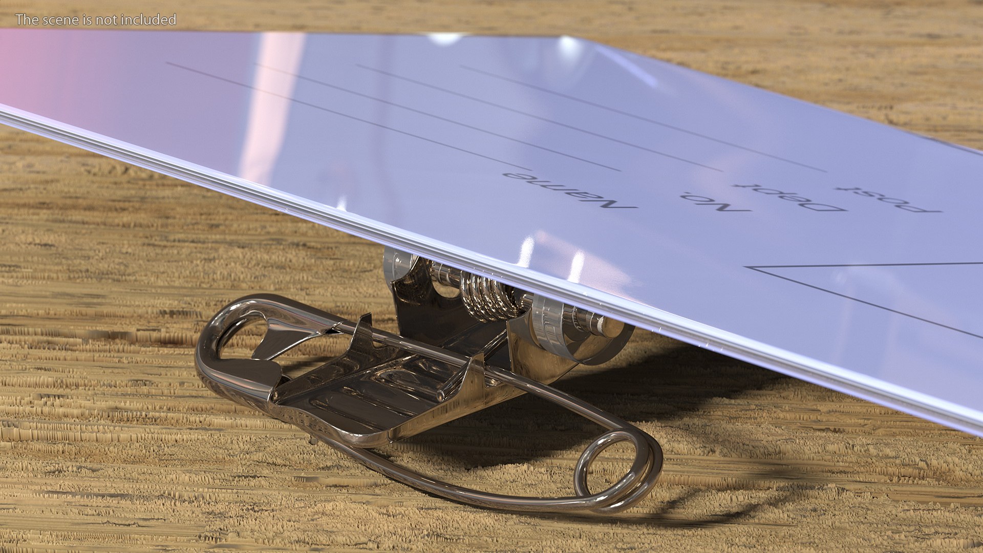 3D Name Badge Holder With Clip And Pin Model - TurboSquid 1786830