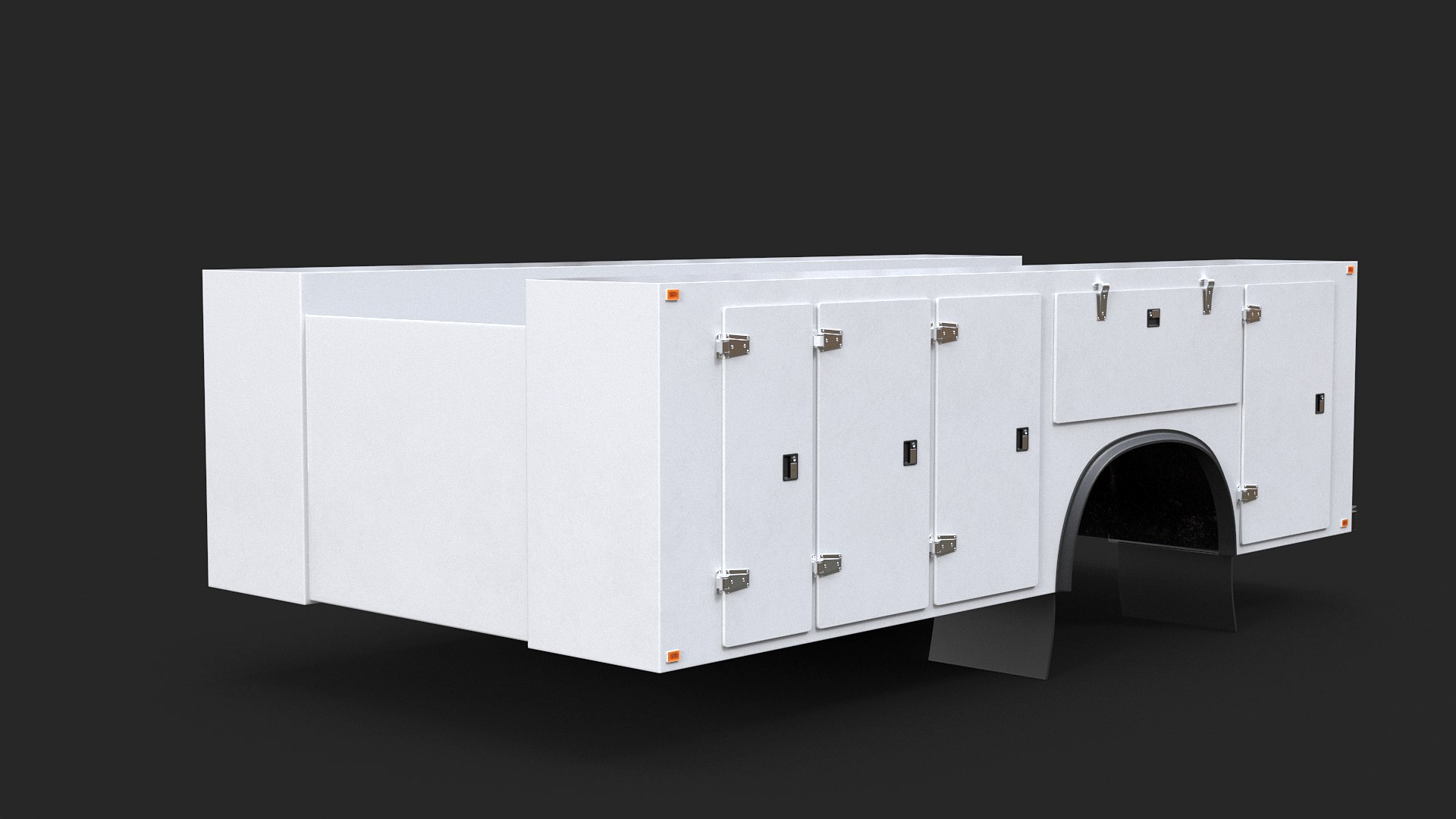 PRB Service Truck Body Model - TurboSquid 2042574