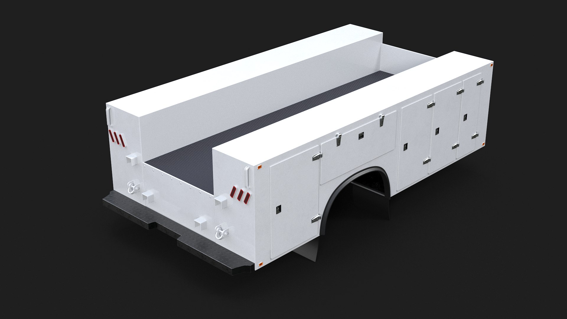 PRB Service Truck Body Model - TurboSquid 2042574