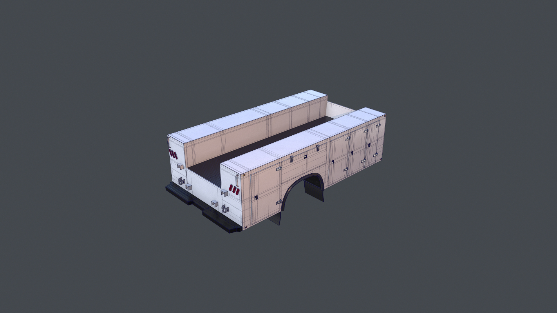 PRB Service Truck Body Model - TurboSquid 2042574