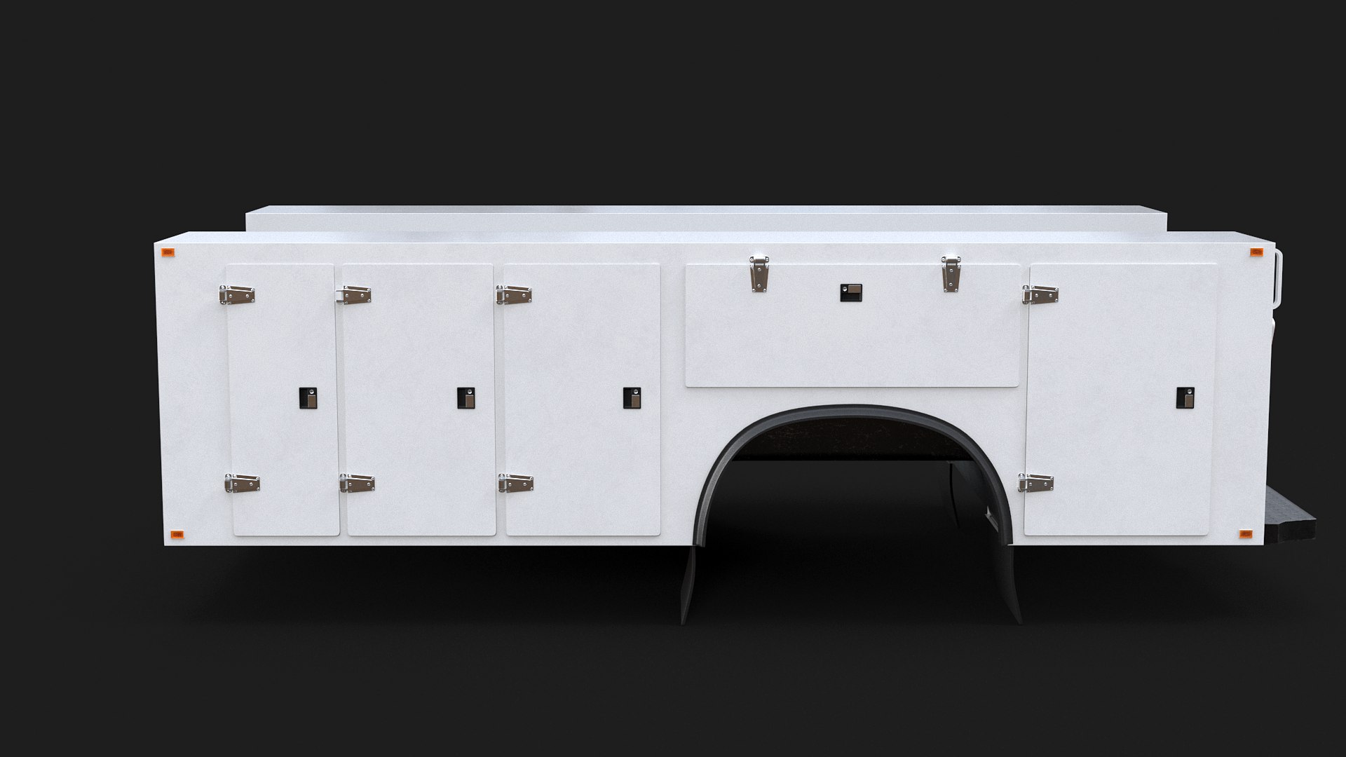 PRB Service Truck Body Model - TurboSquid 2042574