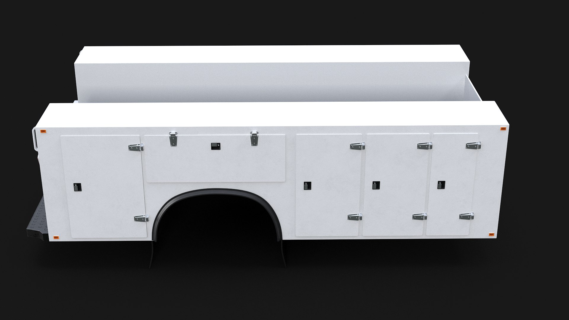 PRB Service Truck Body Model - TurboSquid 2042574