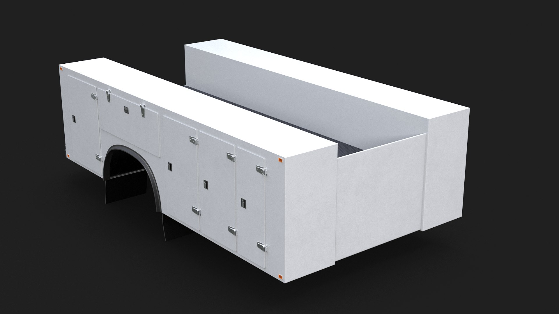 PRB Service Truck Body Model - TurboSquid 2042574