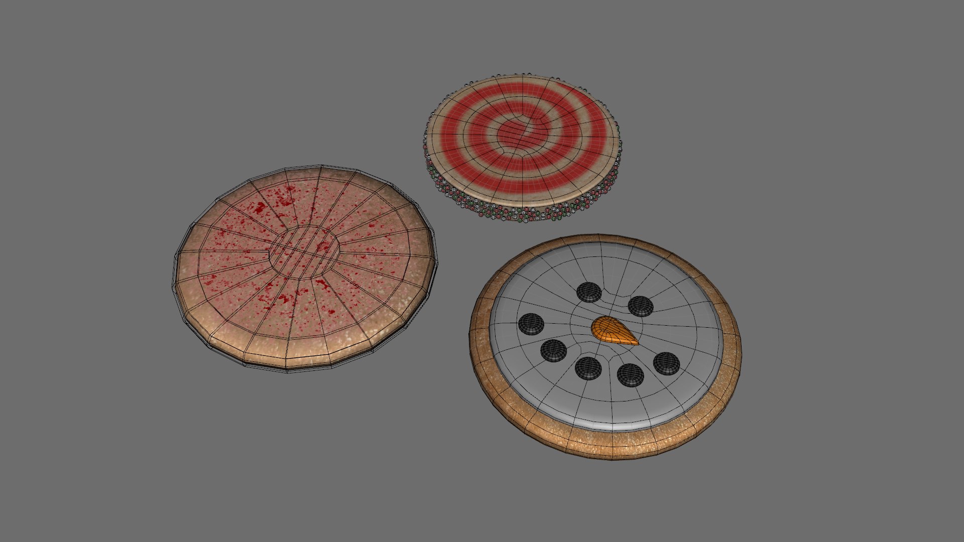 Cookies For Christmas Low-poly 3D Model 3D Model - TurboSquid 2331861