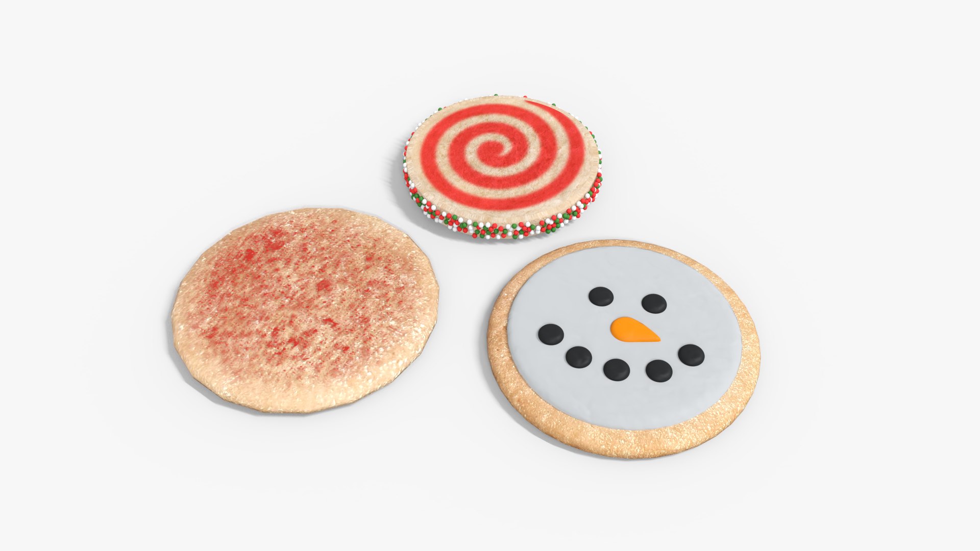Cookies For Christmas Low-poly 3D Model 3D Model - TurboSquid 2331861