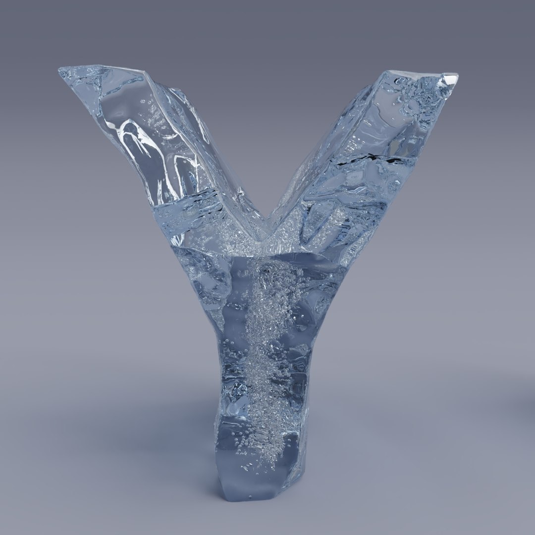 3D Model Letter Y - TurboSquid 1398863