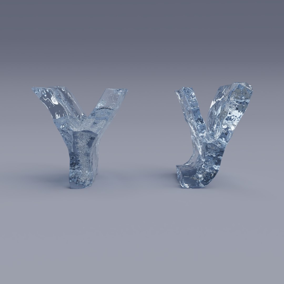 3D Model Letter Y - TurboSquid 1398863