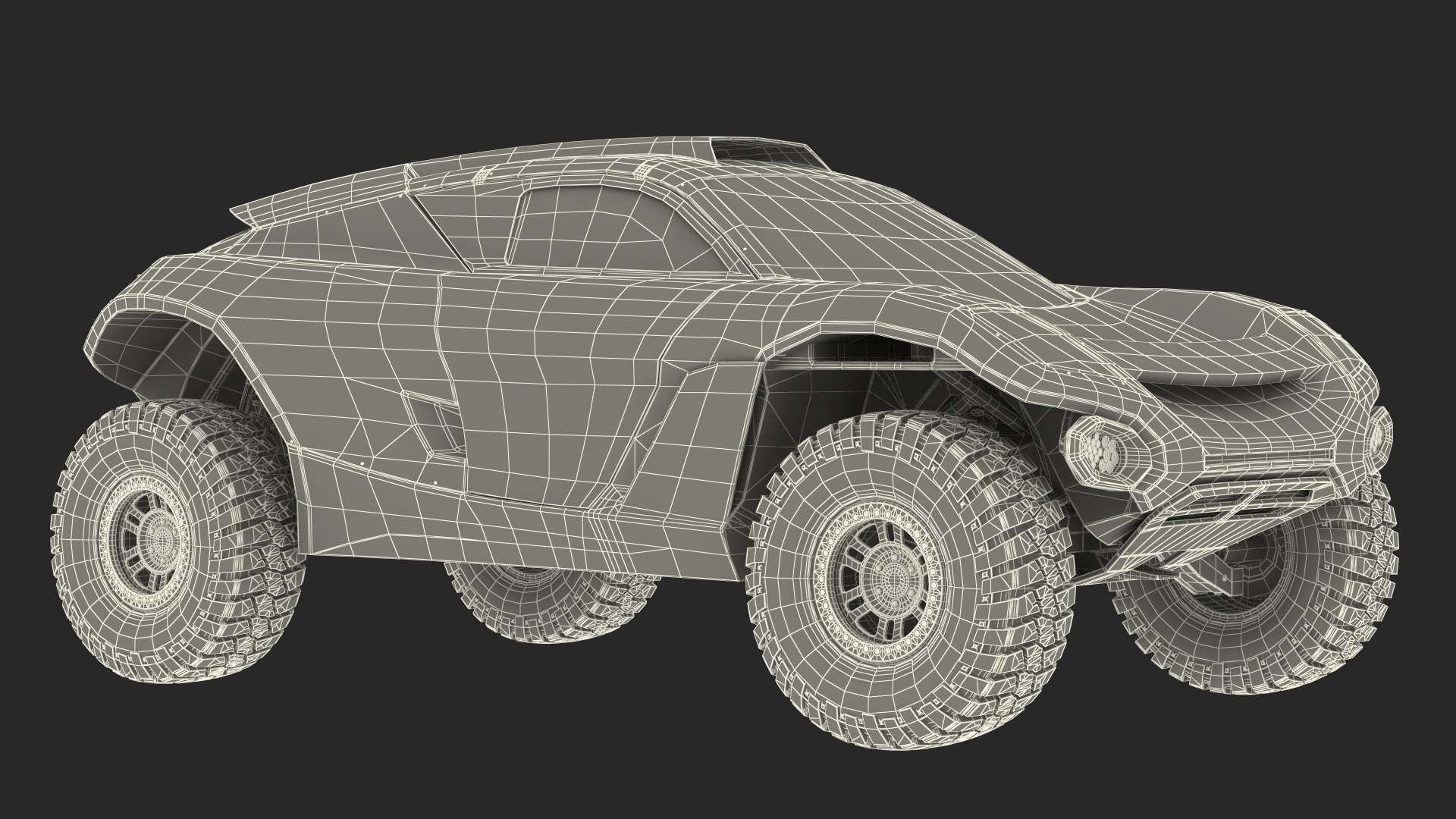 3D Extreme E Car Racing Electric SUV Dirty Rigged For Maya - TurboSquid ...