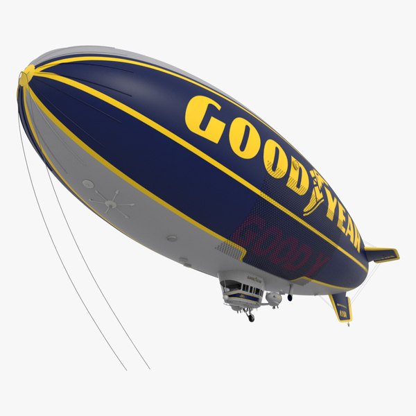 3d good year blimp
