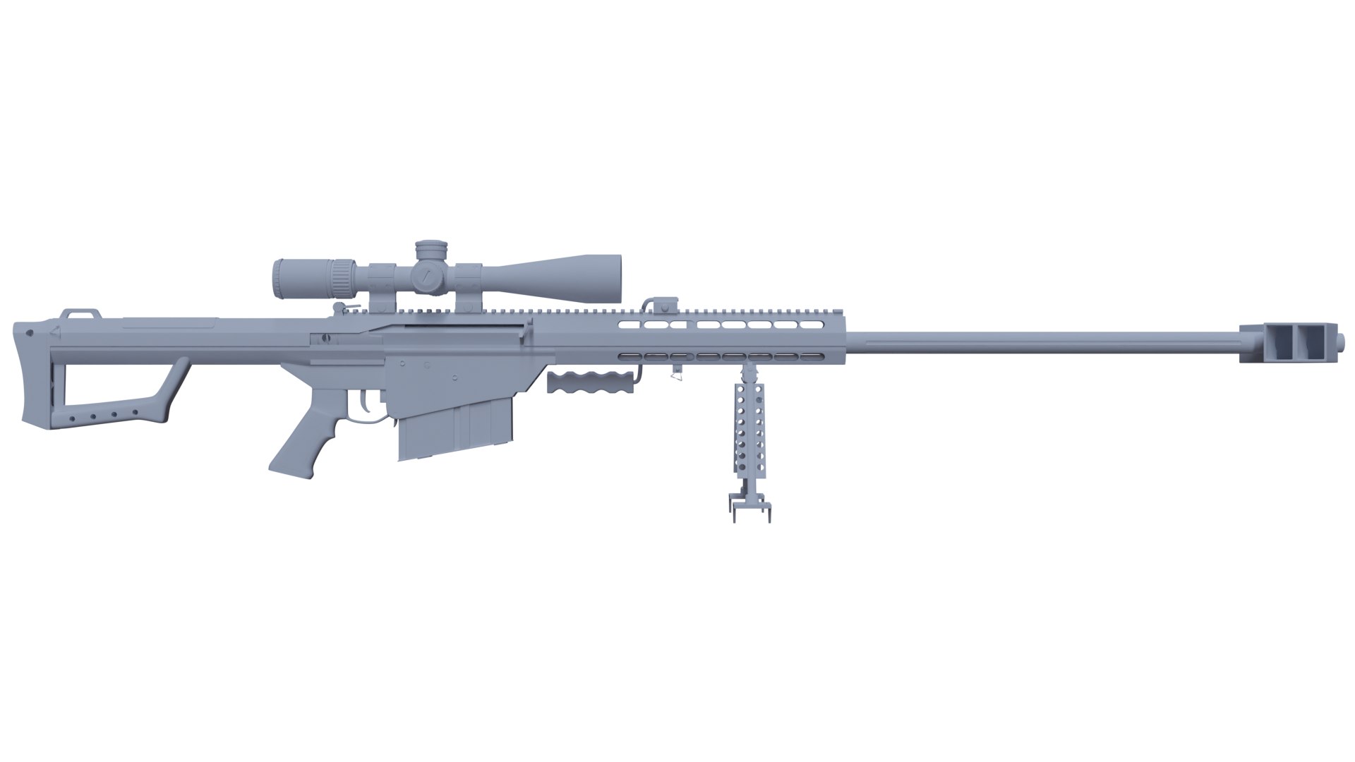3D Model Barrett M82a1 - TurboSquid 1544466