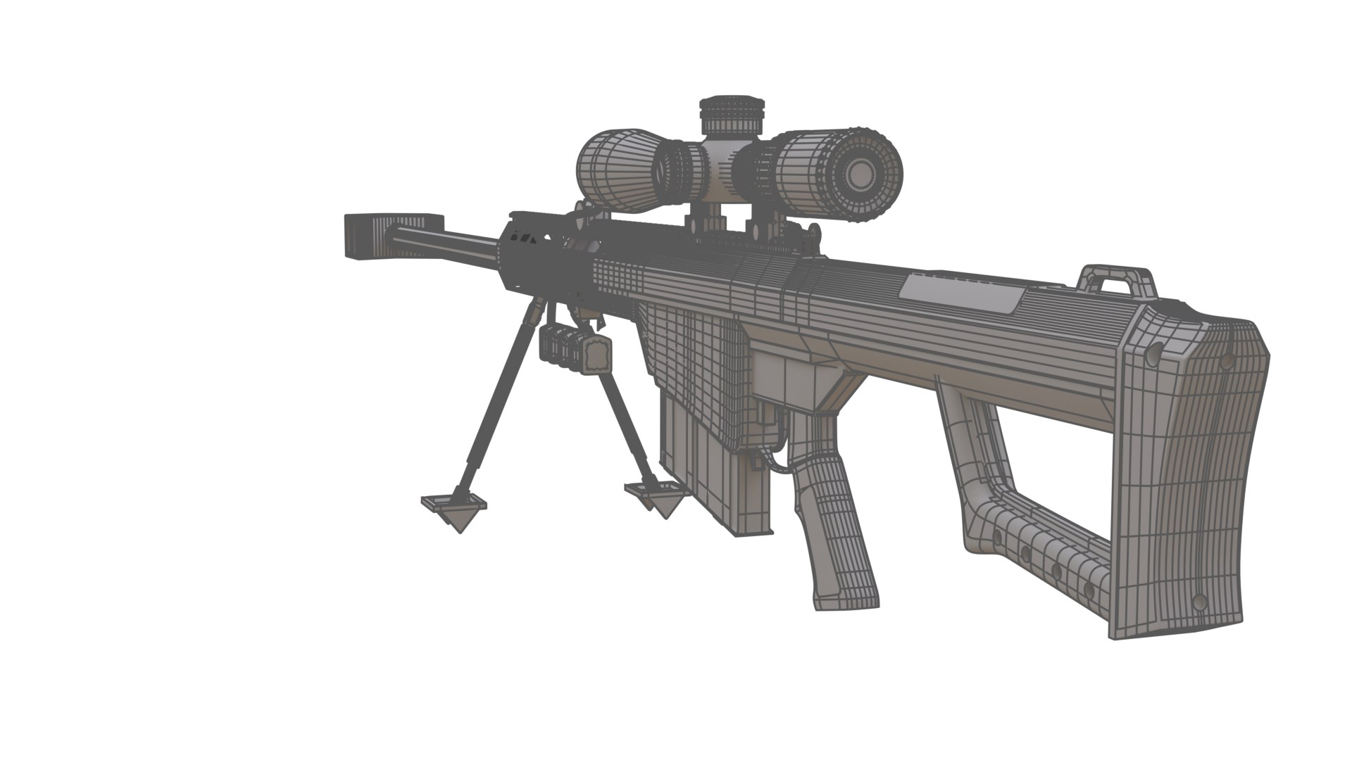 3D Model Barrett M82a1 - TurboSquid 1544466