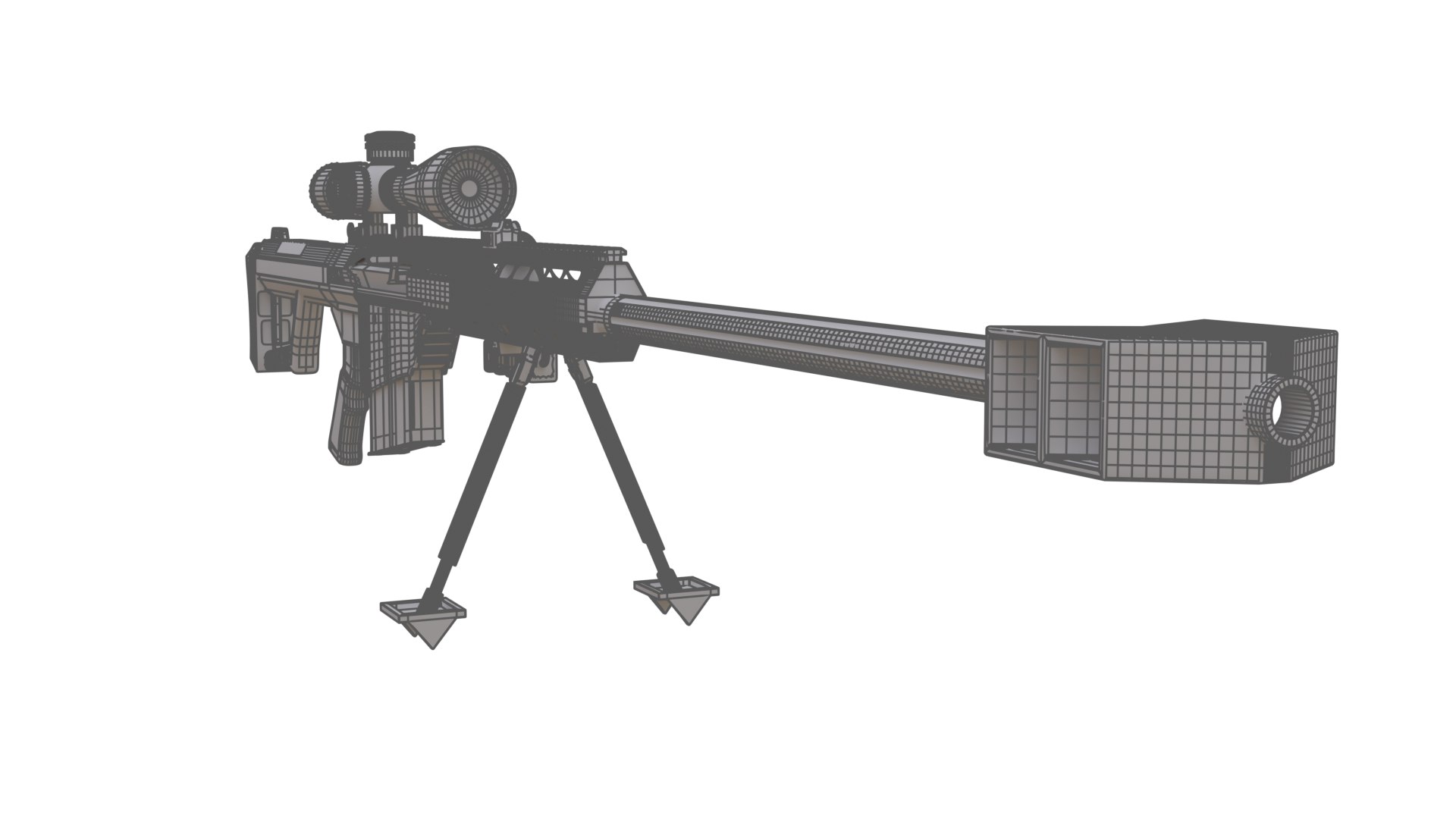 3D Model Barrett M82a1 - TurboSquid 1544466