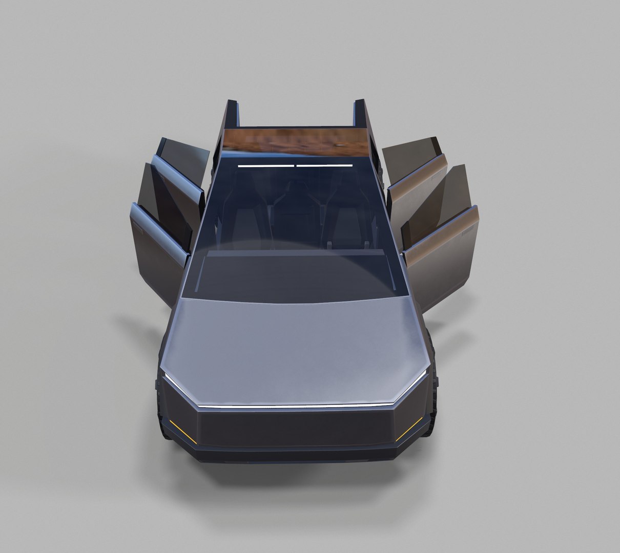 Tesla cybertruck cyber 3D model - TurboSquid 1673968