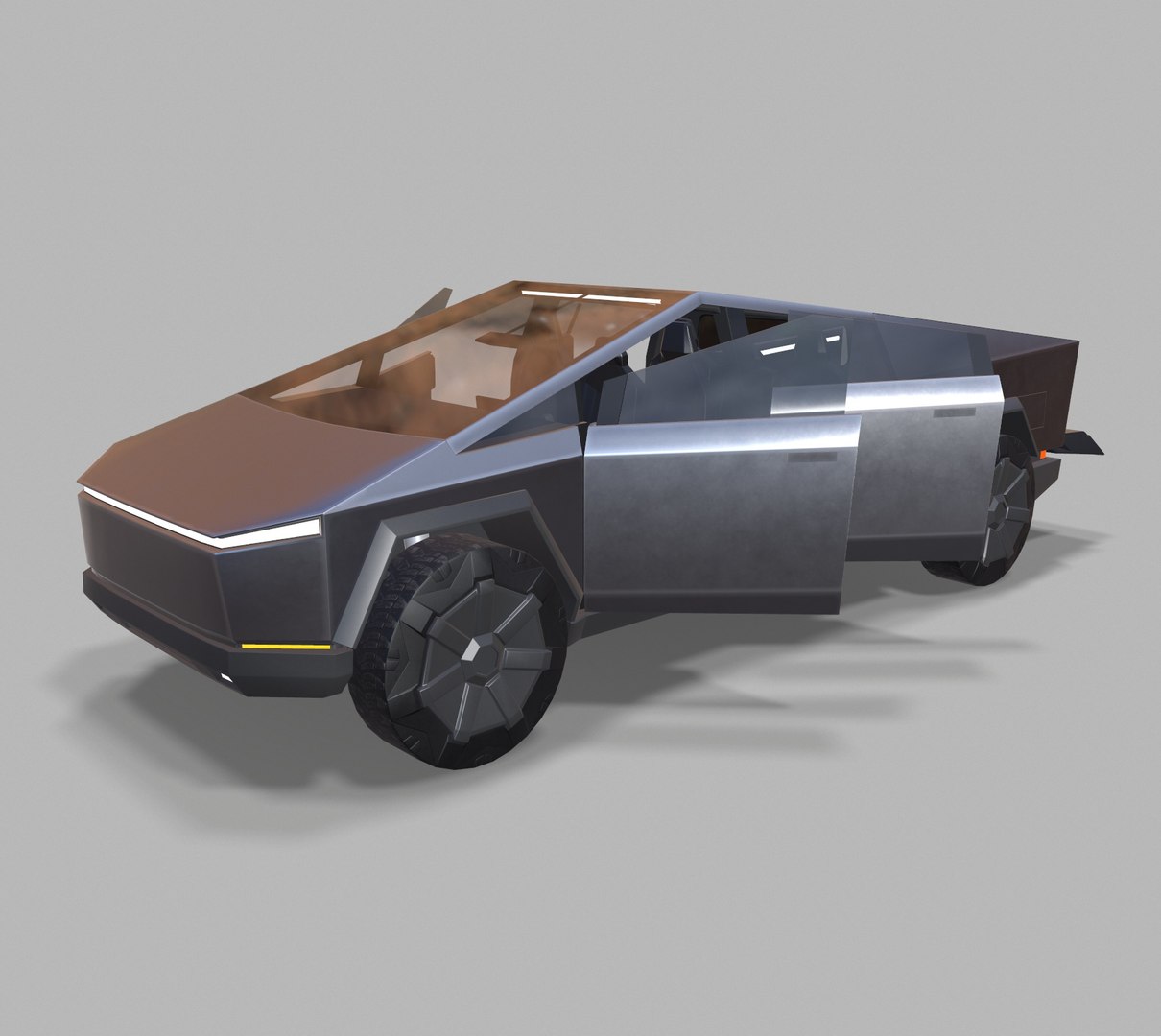 Tesla cybertruck cyber 3D model - TurboSquid 1673968