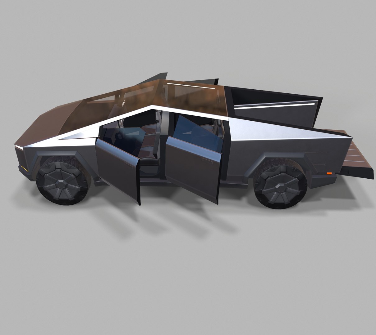 Tesla cybertruck cyber 3D model - TurboSquid 1673968
