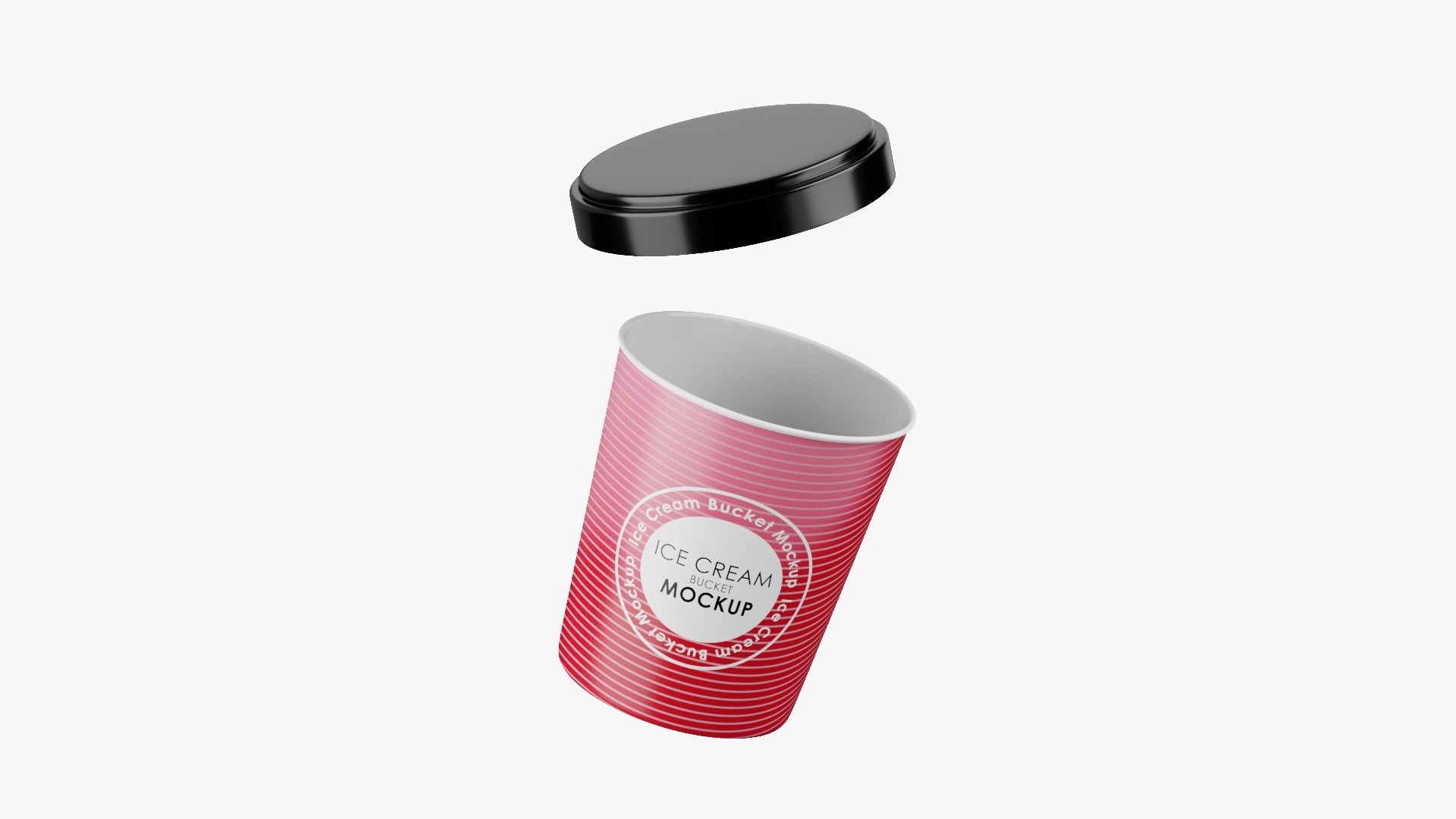 Ice Cream Bucket 3D - TurboSquid 2457436