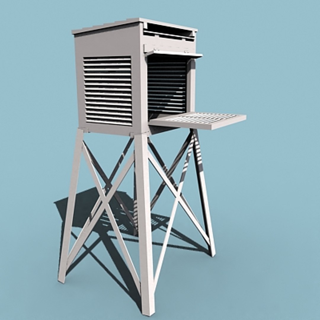3d Operated Weather Station Model