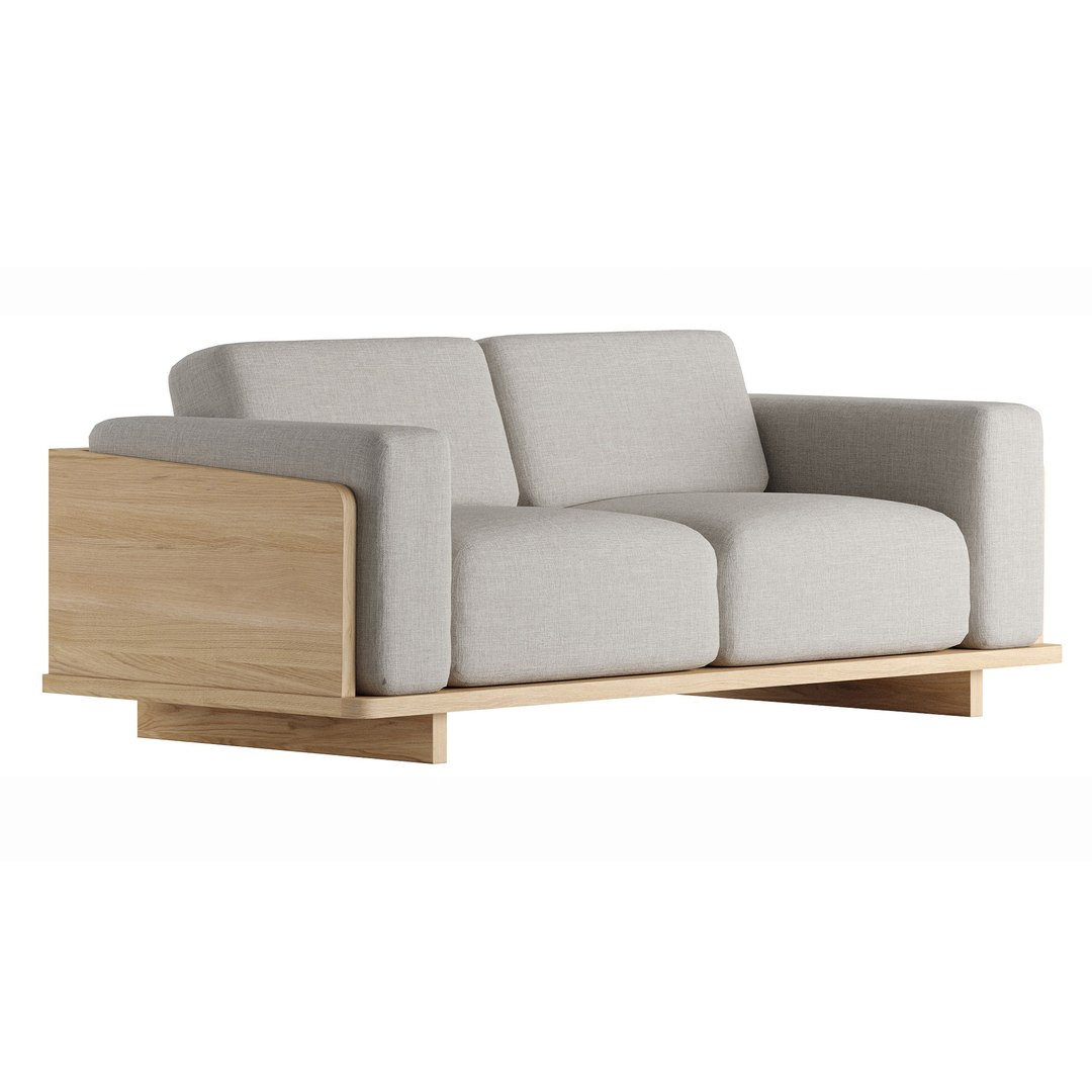 3D Oaq Sofa 3 Seater - TurboSquid 2231610