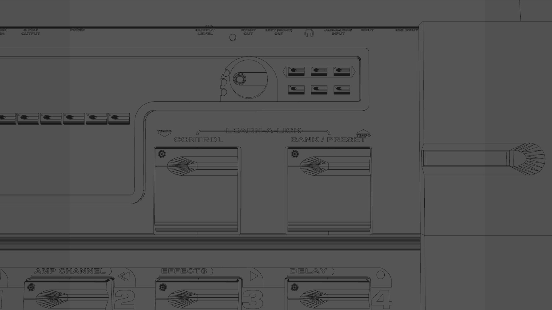 Guitar Effects Processor 3d C4d