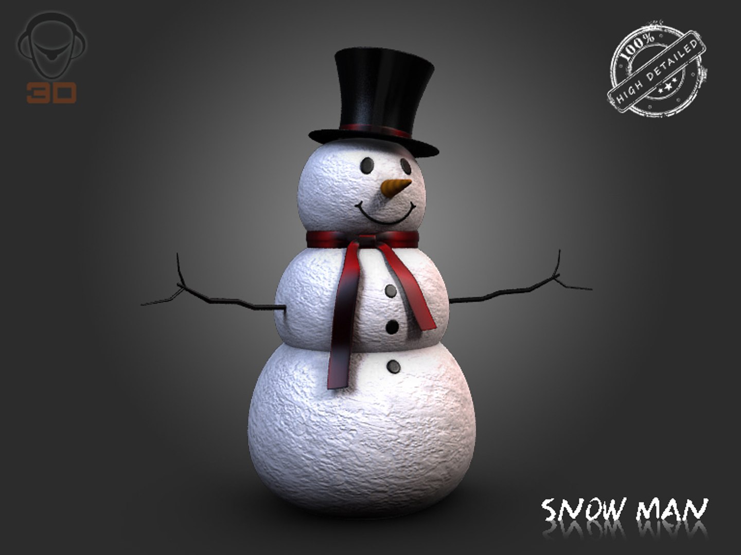 Snow Man 3d 3ds