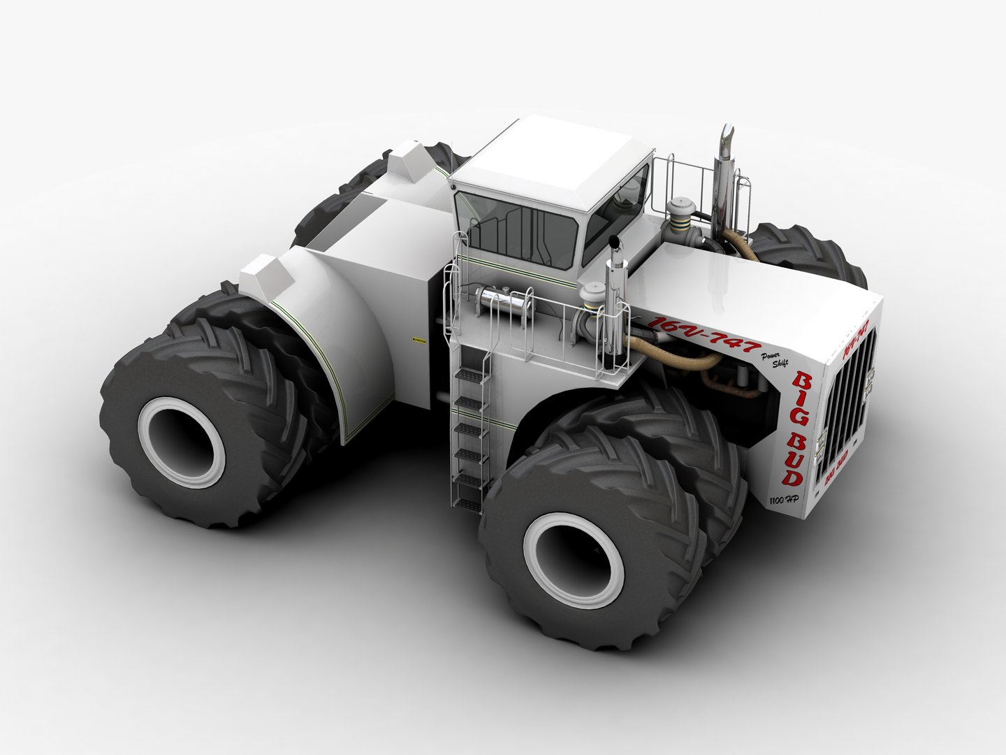 Big Bud 747 3D Model - TurboSquid 1361880