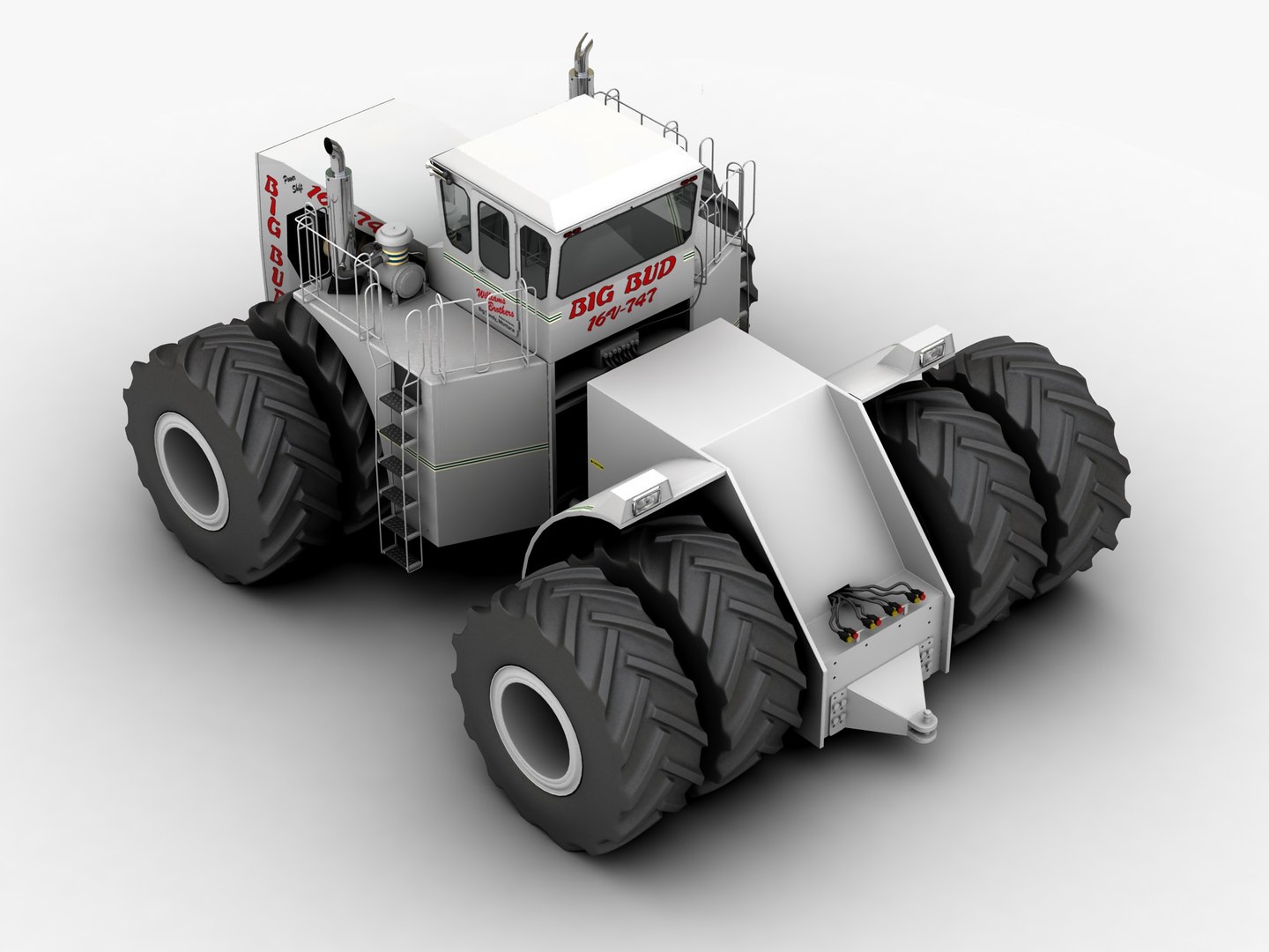 Big Bud 747 3D Model - TurboSquid 1361880