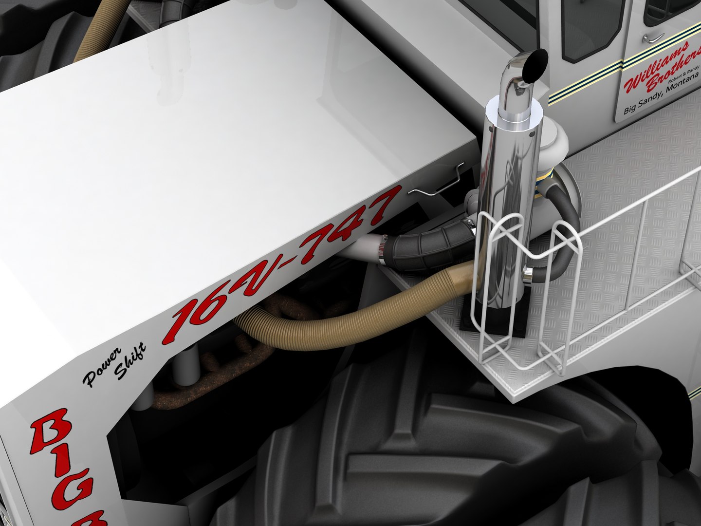 Big Bud 747 3D Model - TurboSquid 1361880
