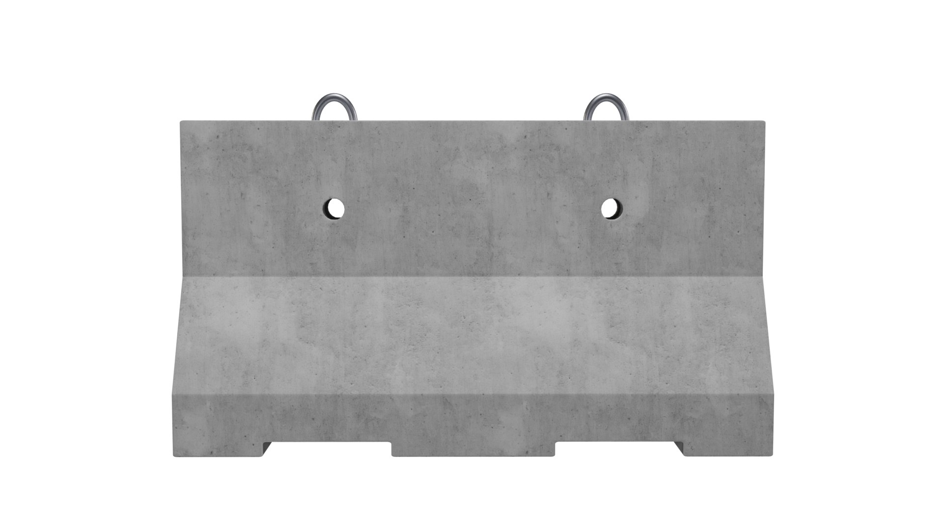 3D Concrete Crash Barrier - TurboSquid 2317570