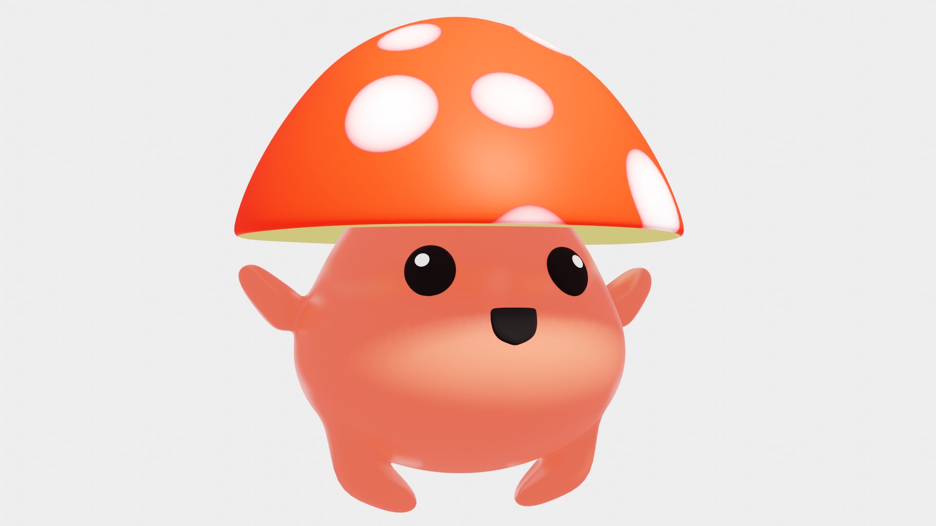 3D Model Mini Mushroom - TurboSquid 2125342