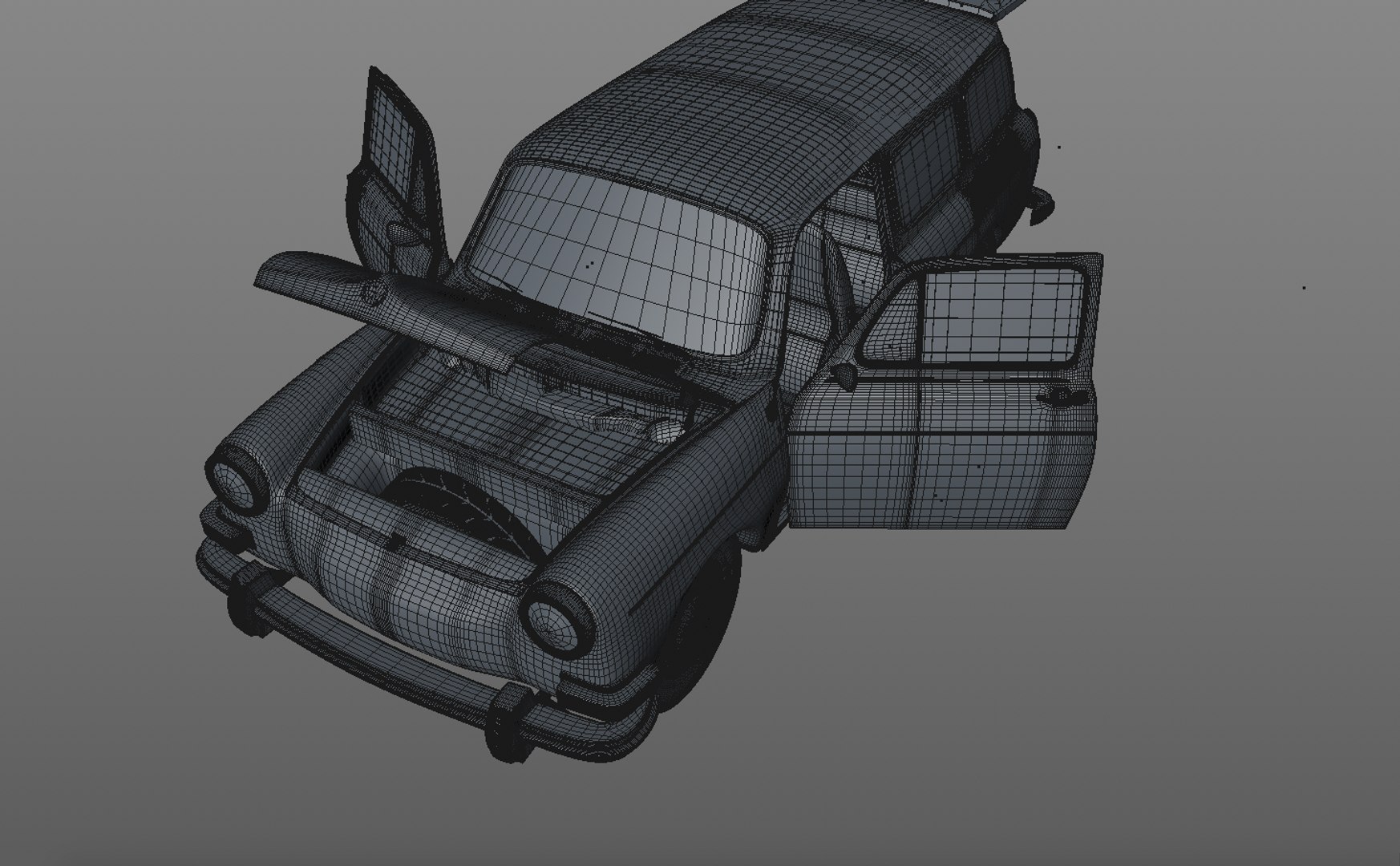 Volkswagen type 36 3D model - TurboSquid 1410787