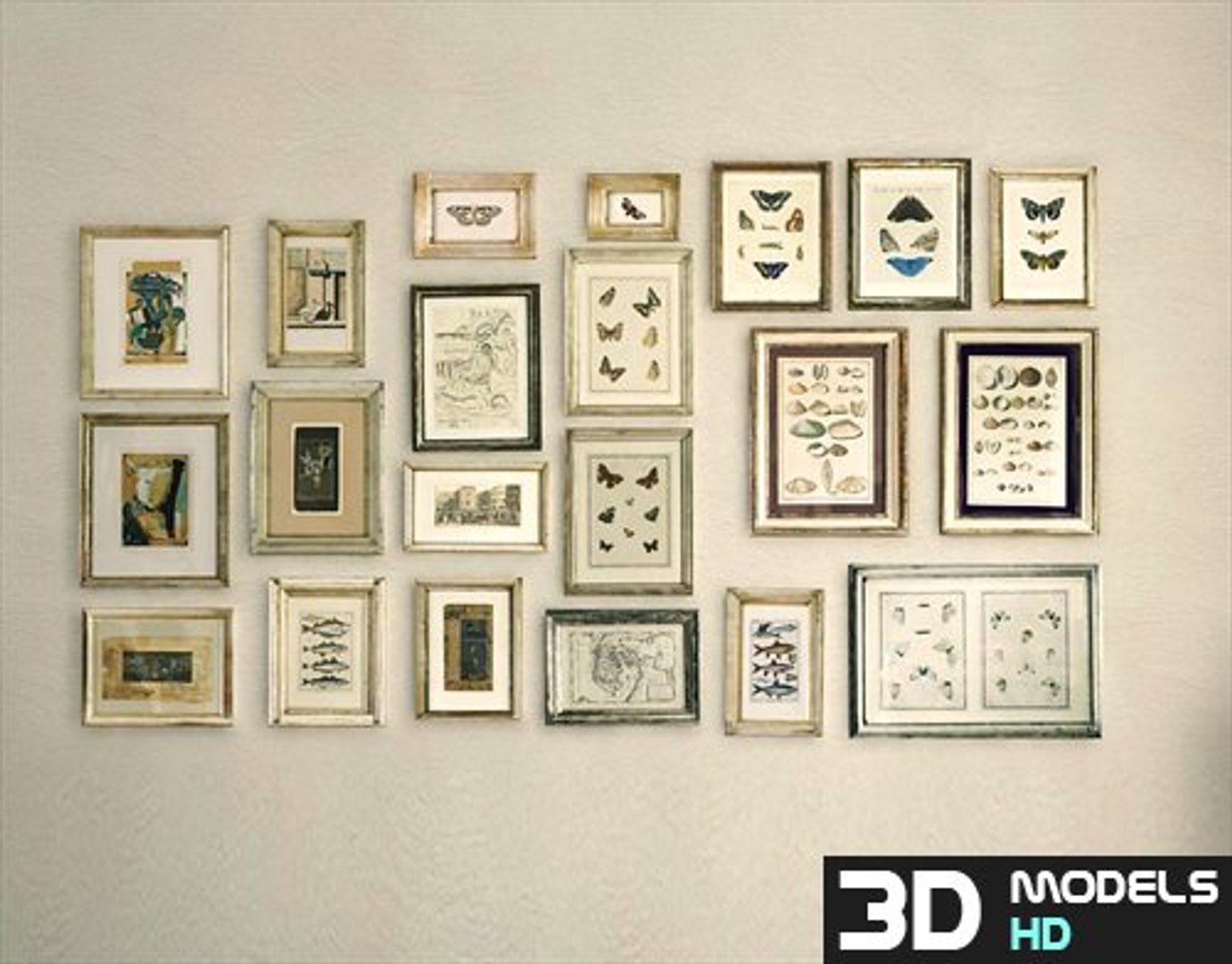 3d Model Frames Pack 1