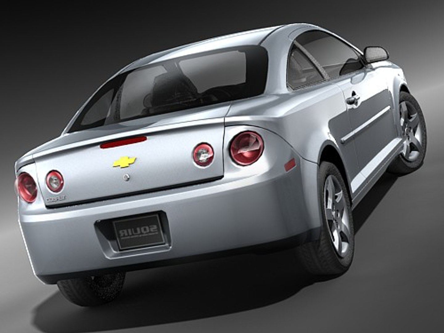 3d model chevrolet cobalt coupe sport