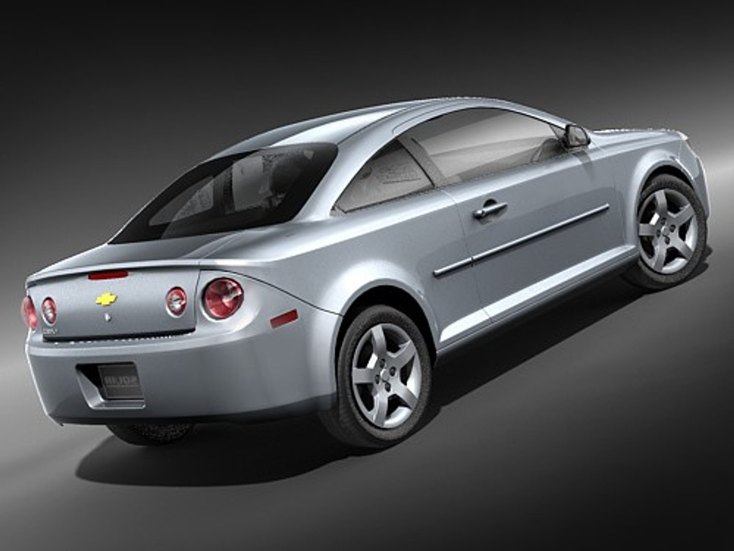 3d model chevrolet cobalt coupe sport